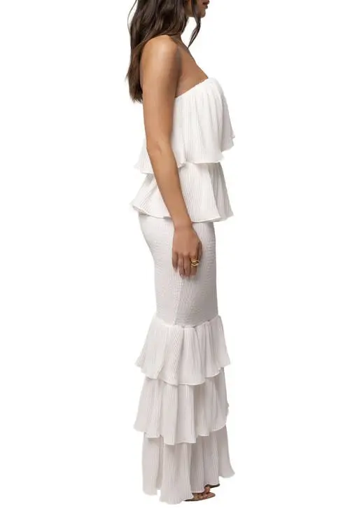 JLUXLABEL Casa Blanca Ruffle Dress