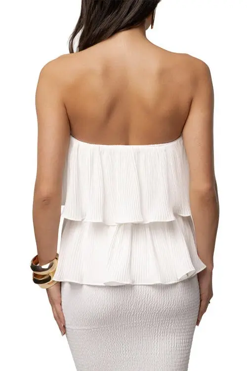 JLUXLABEL Casa Blanca Ruffle Dress