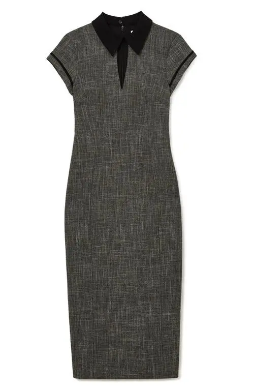 REISS Ava Keyhole Sheath Dress