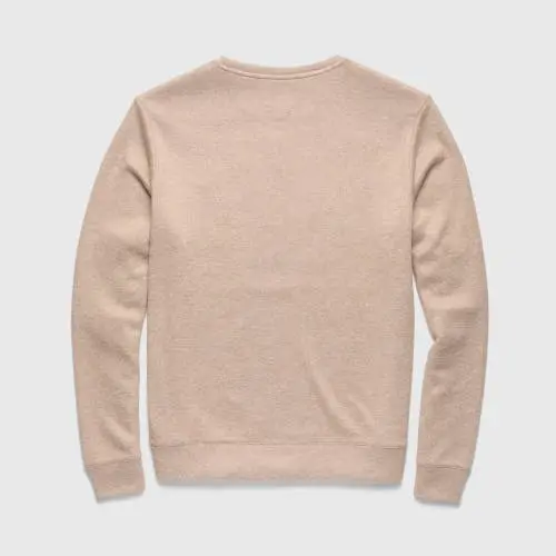 SURFSIDE SUPPLY CO. Butch Cashmist Crewneck - Camel Heather