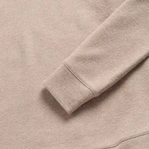 SURFSIDE SUPPLY CO. Butch Cashmist Crewneck - Camel Heather