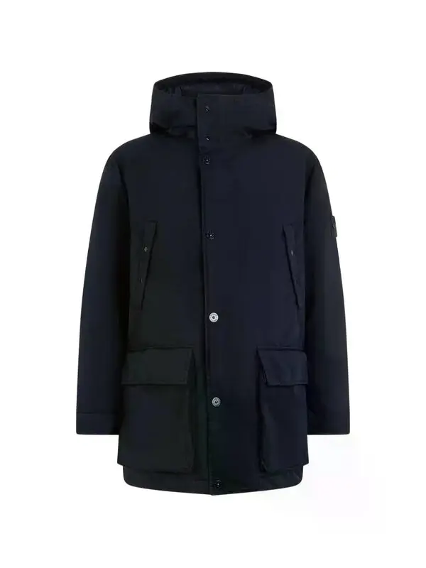Stone Island 4100062 David-tc_s.i. Ghost Short Down Parka With Anti-drop