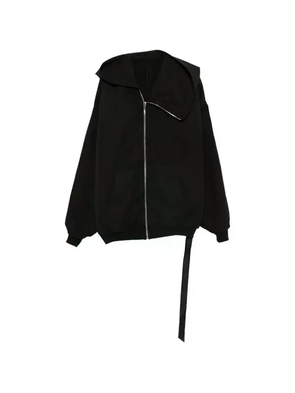 Rick Owens Mountain Asymmetric-zip Hooded Jacket