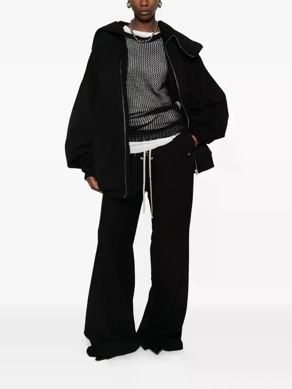 Rick Owens Mountain Asymmetric-zip Hooded Jacket