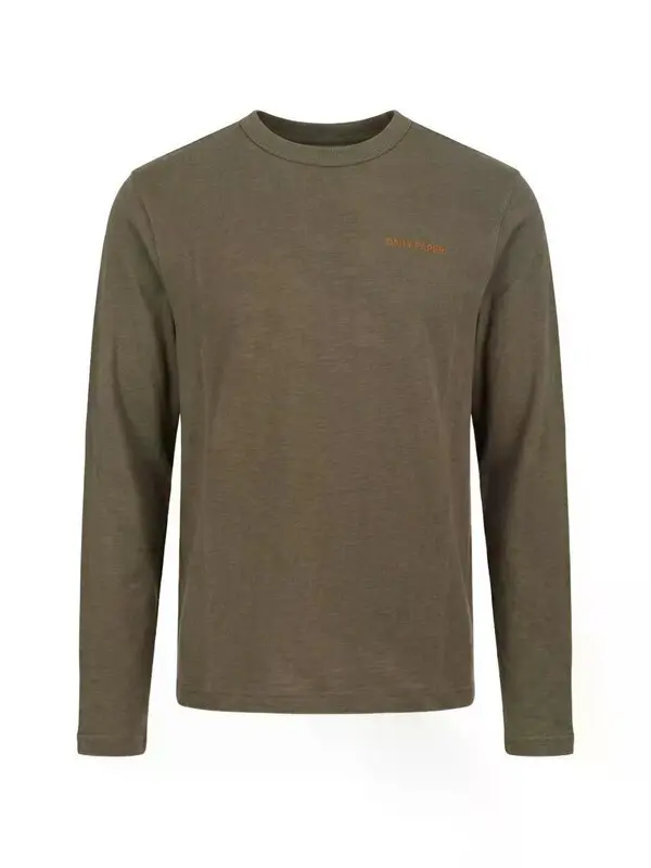 DAILY PAPER Logo-embroidered Long-sleeve T-shirt
