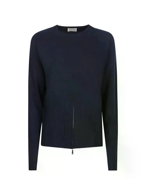DRUMOHR Zip-detail Ribbed-trim Sweater