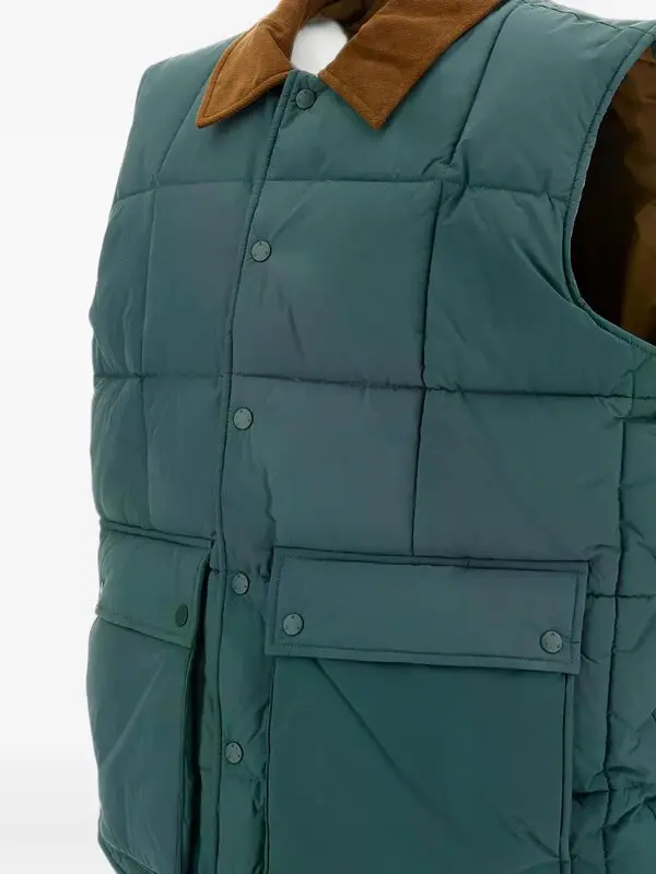 A.p.c. Jimmy Quilted Corduroy-collar Gilet