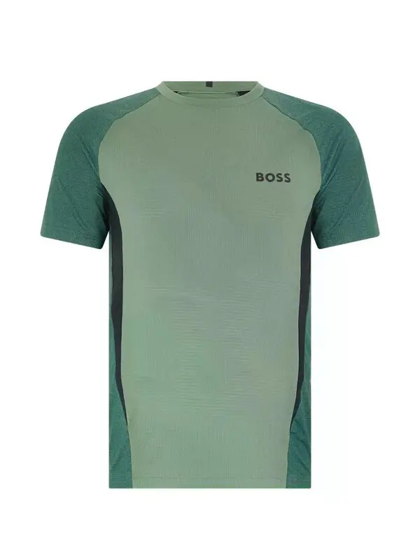 BOSS Logo-print Raglan-sleeve T-shirt