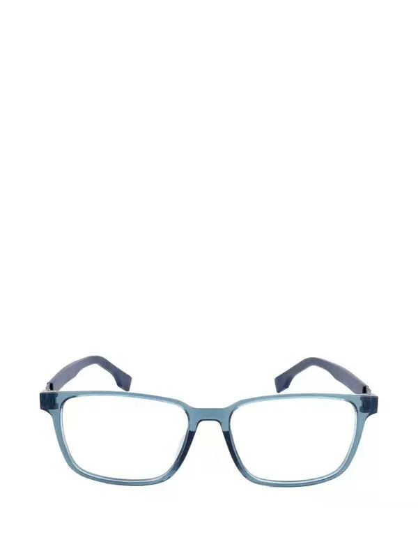 BOSS Rectangle-frame Glasses - Blue
