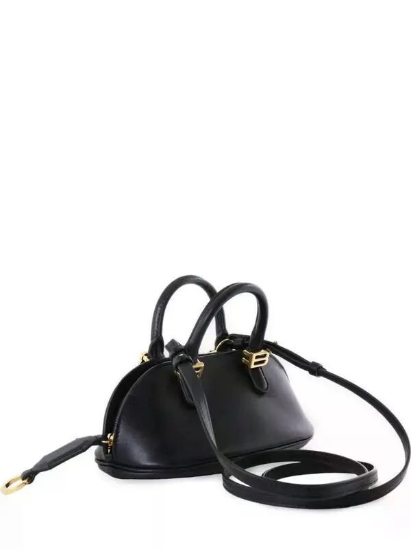 Balenciaga Nano Bolero Logo-plaque Leather Tote Bag