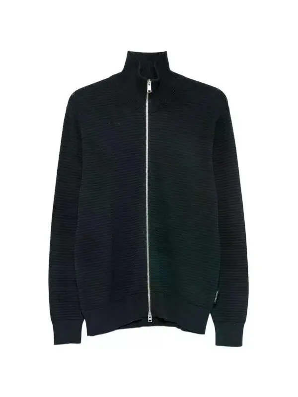 Marc O'polo Ribbed-knit Zip-up Cardigan