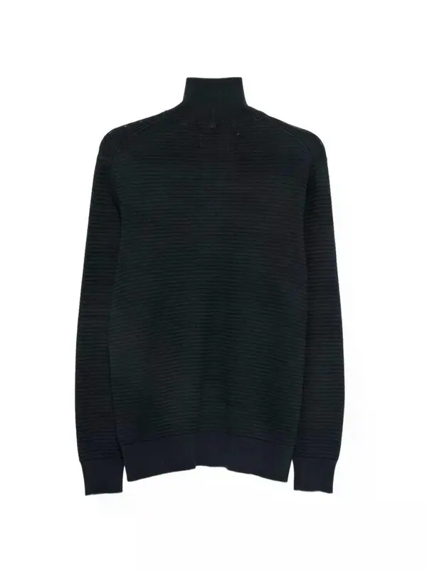 Marc O'polo Ribbed-knit Zip-up Cardigan