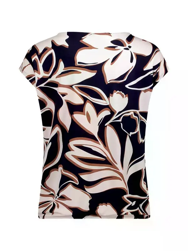 BETTY BARCLAY Floral-print T-shirt - Neutrals