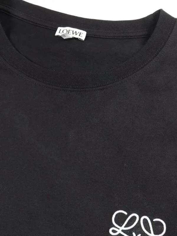 Loewe 2010s Anagram Embroidery T-shirt