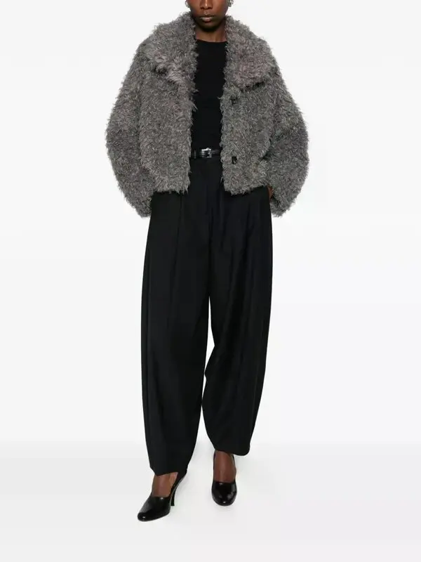 MEIMEIJ Faux-fur Cropped Coat