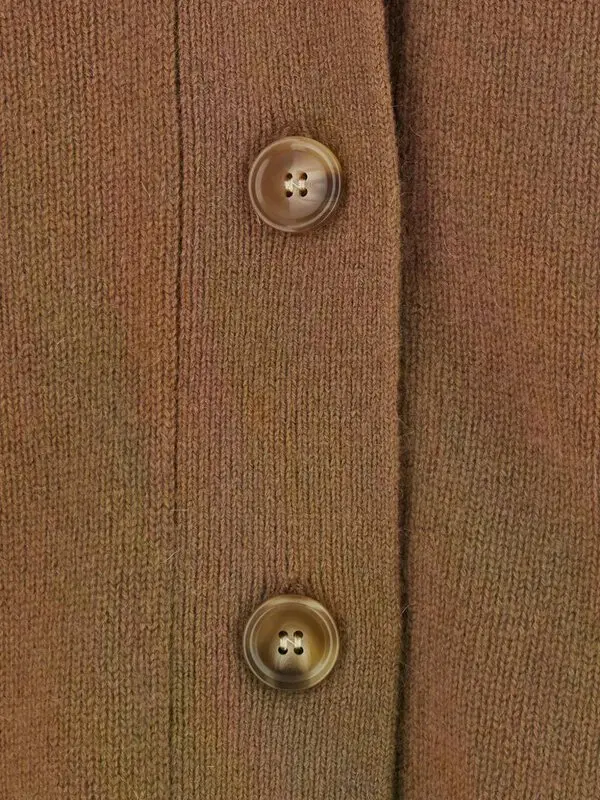 SOLOCASCMIR Two-tone V-neck Cardigan