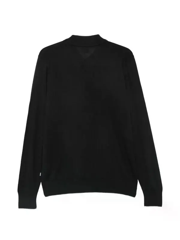 BOSS Buttoned Wool Cardigan