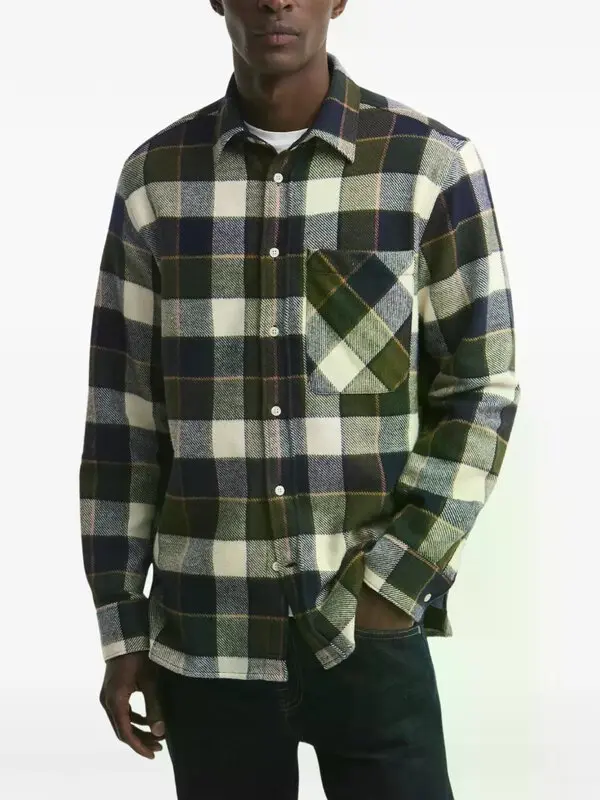 Barbour Bannock Check-print Flannel Shirt - Green