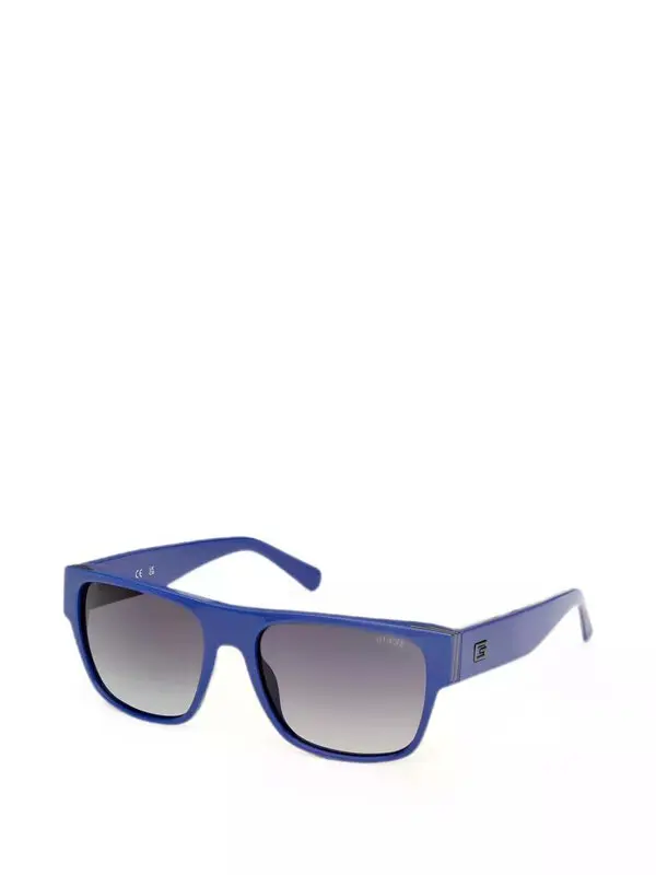 Guess Logo-plaque Rectangle-frame Sunglasses