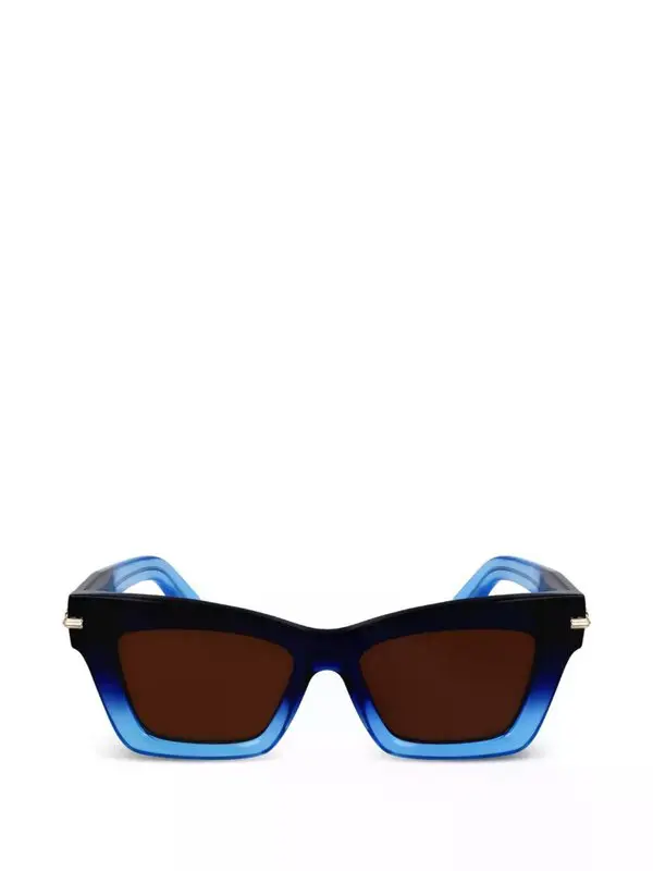 FERRAGAMO Gradient-effect Cat-eye Sunglasses - Blue
