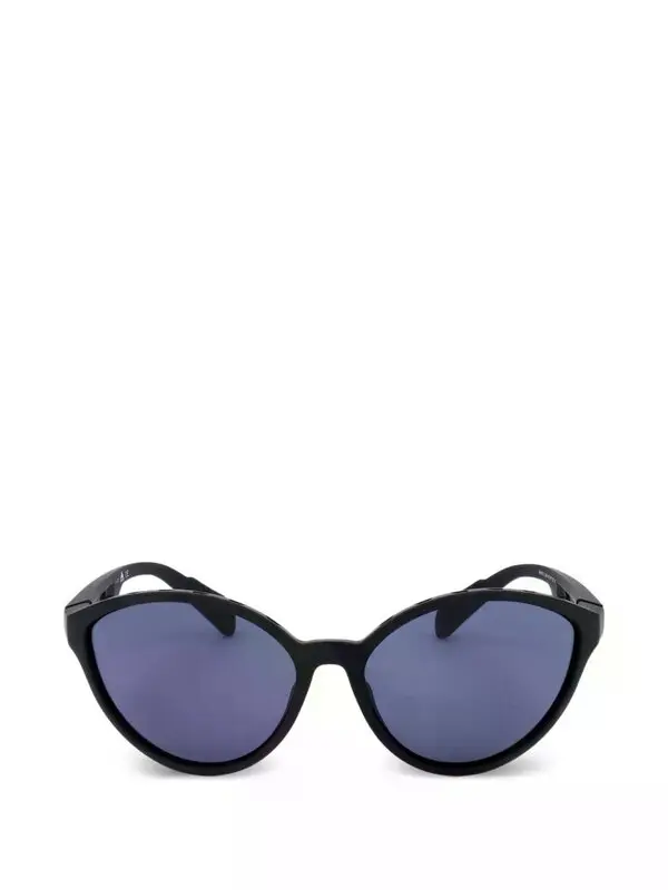 Adidas Logo-print Round-frame Sunglasses