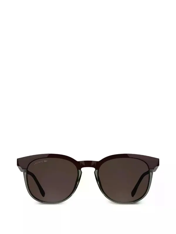 Lacoste Round-frame Logo-plaque Sunglasses