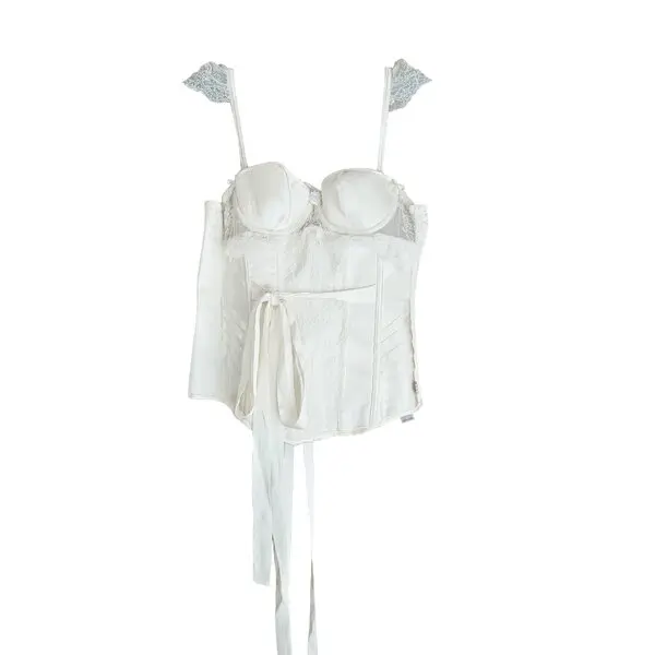 TALLULAH LOVE Silk Vintage Corset