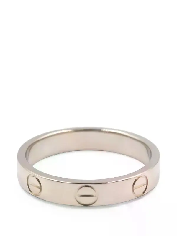 Cartier 2010s Mini Love Ring - Silver