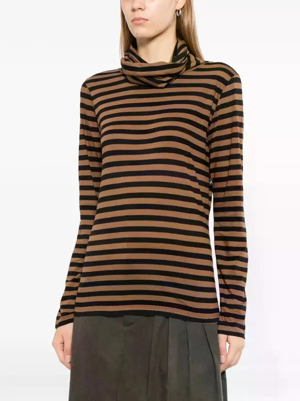 AGNES B. Transformable T-shirt - Brown