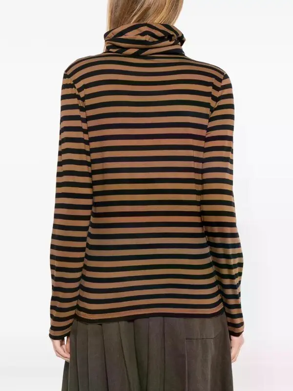 AGNES B. Transformable T-shirt - Brown