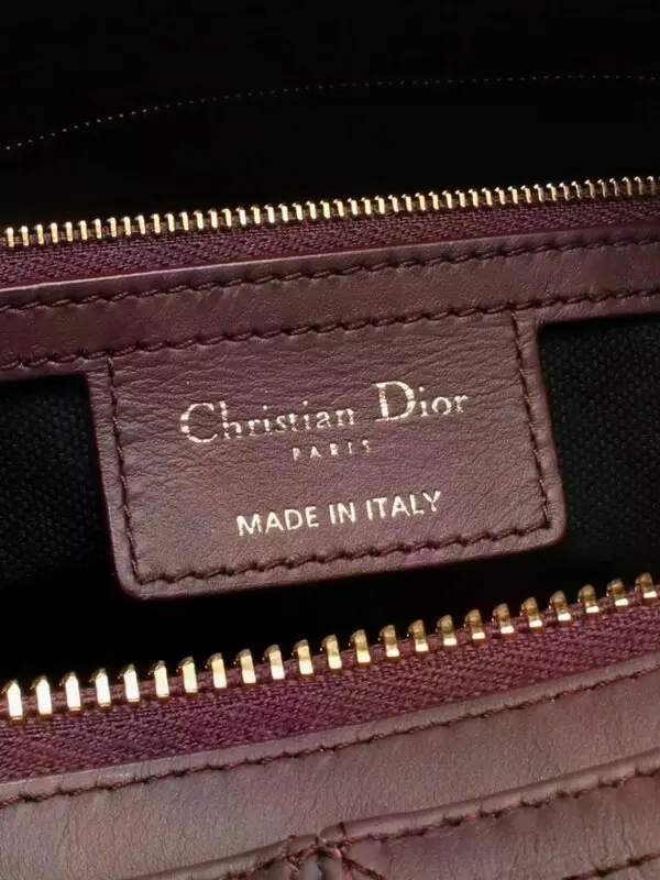 Dior 2000-2026 Medium Calfskin Cannage D Journey Bag Shoulder Bag