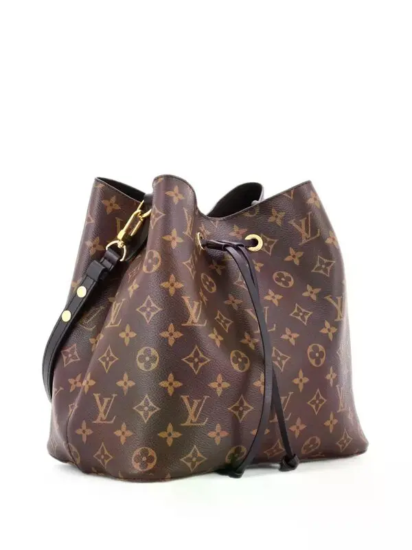 LOUIS VUITTON Neonoe Handbag Monogram Canvas With Leather Mm Bucket Bag