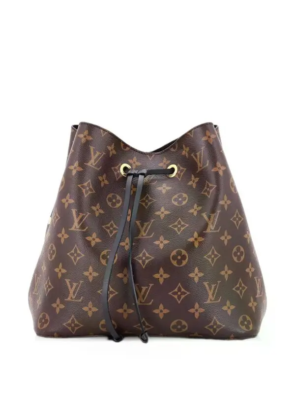 LOUIS VUITTON Neonoe Handbag Monogram Canvas With Leather Mm Bucket Bag