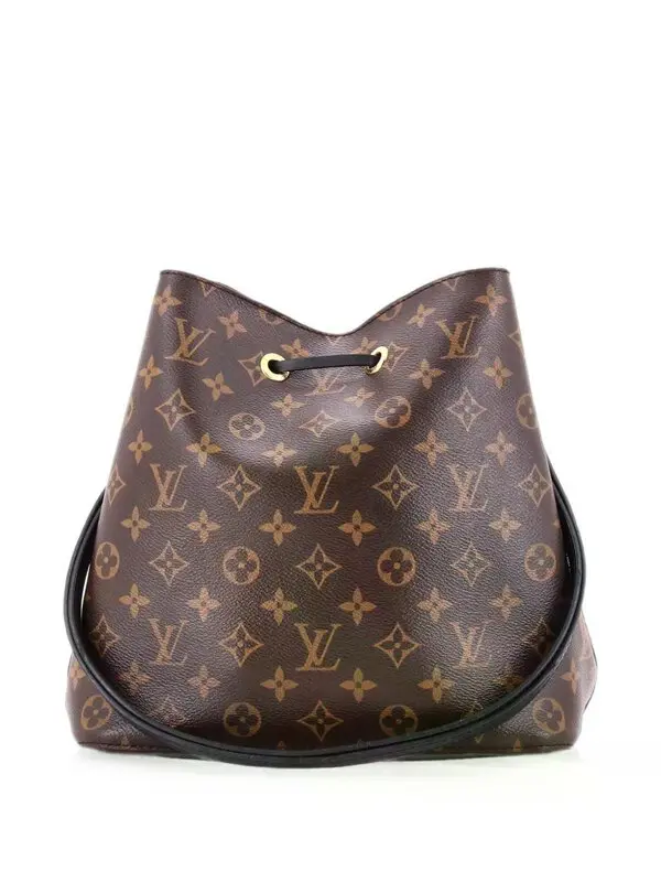 LOUIS VUITTON Neonoe Handbag Monogram Canvas With Leather Mm Bucket Bag