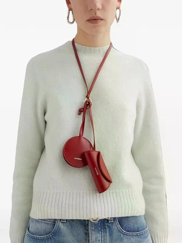 JIL SANDER Cannolo Lipstick Case - Red