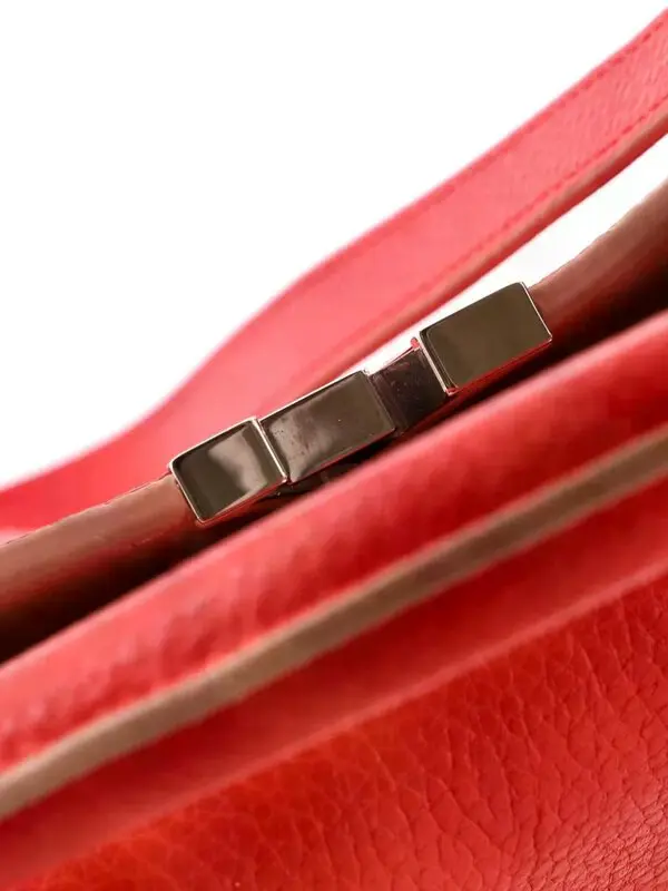 LOUIS VUITTON Capucines Bag Leather Bb Satchel - Red