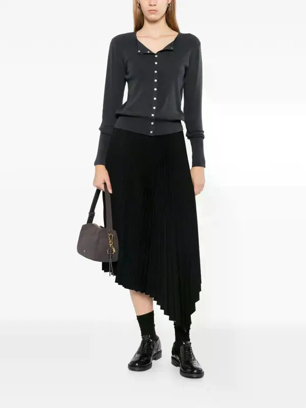 AGNES B. Snapy Cardigan