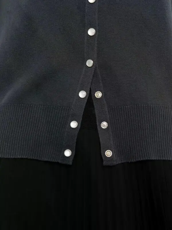 AGNES B. Snapy Cardigan