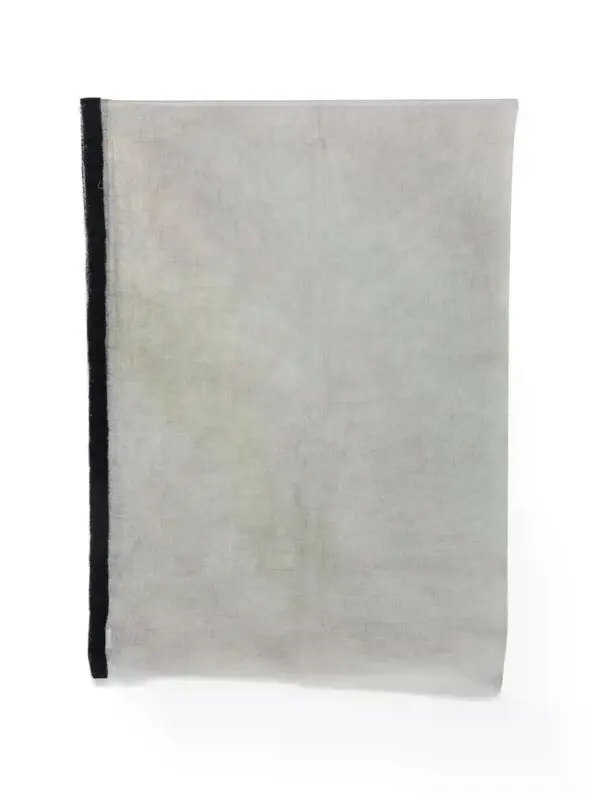 Faliero Sarti Toffy Contrast-trim Scarf - Grey