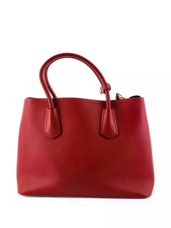 Prada Cuir Double Saffiano Leather Medium Tote Bag