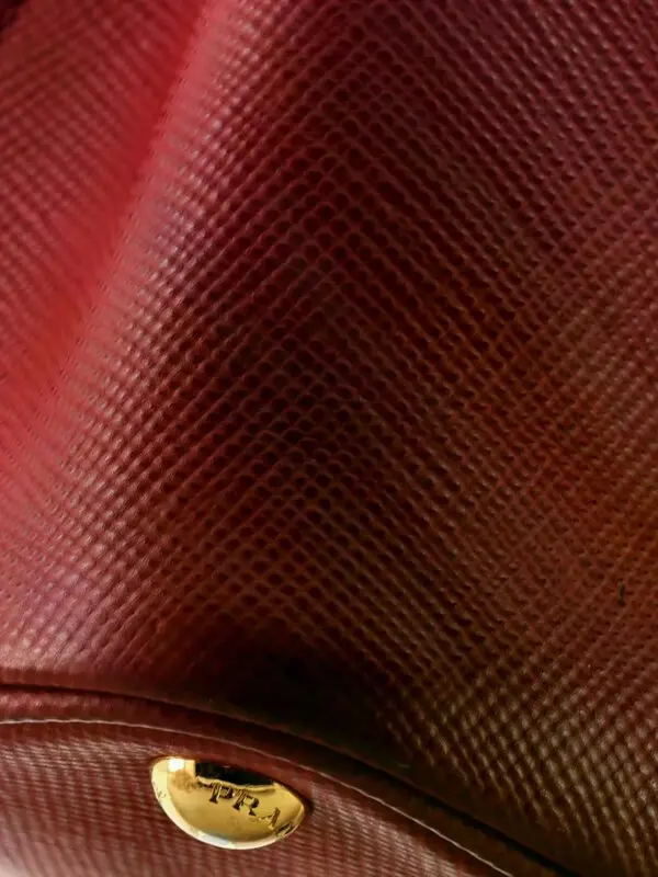 Prada Cuir Double Saffiano Leather Medium Tote Bag