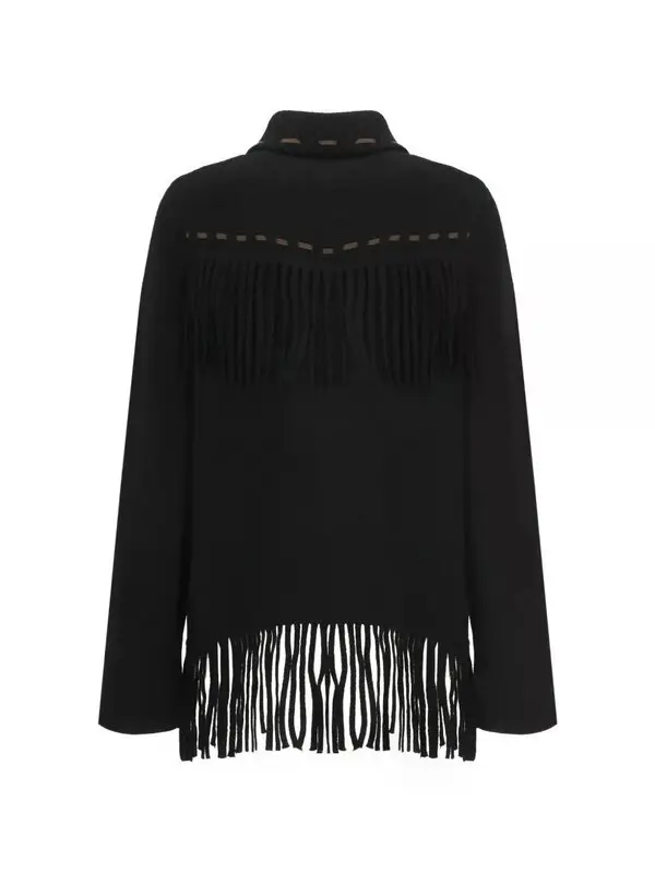 Guest In Residence Fringe-trimmed Whipstitch Jacket