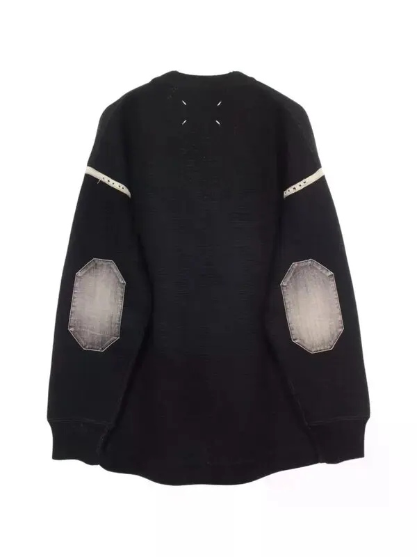 MAISON MARGIELA 2010s Four Stitches Wool Cardigan