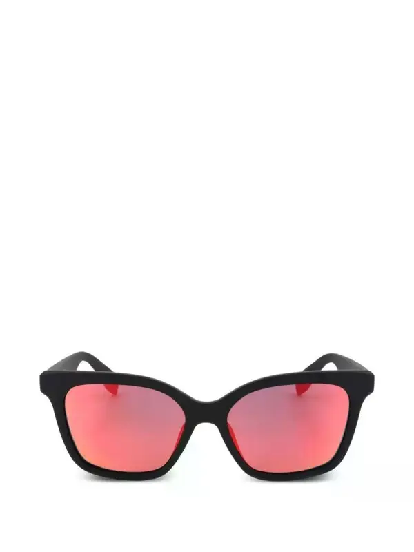 Adidas Logo-print Square-frame Sunglasses