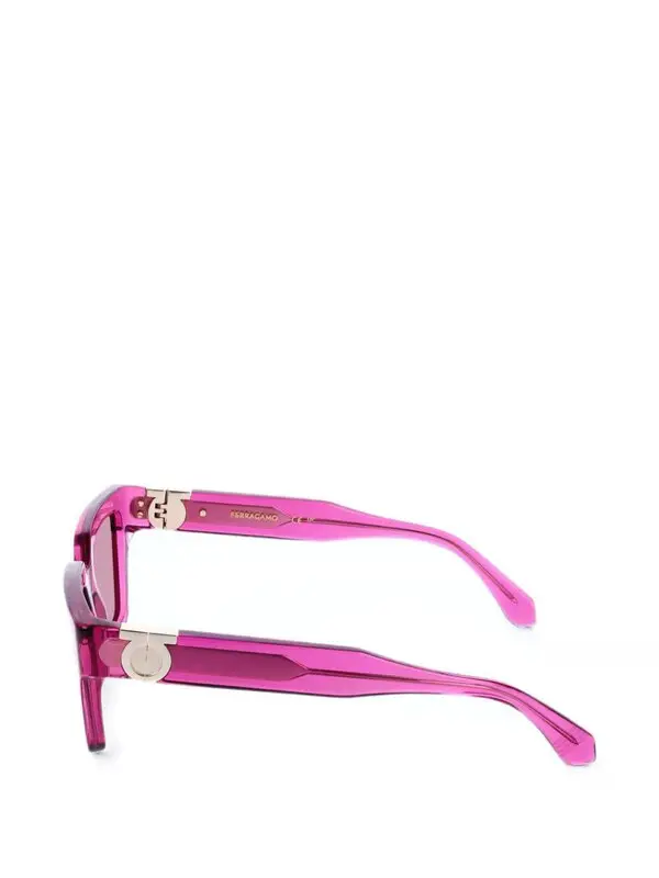 FERRAGAMO Gancini Square-frame Sunglasses