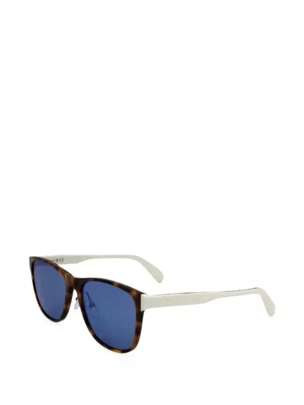 Adidas Tortoiseshell-effect Square-frame Sunglasses