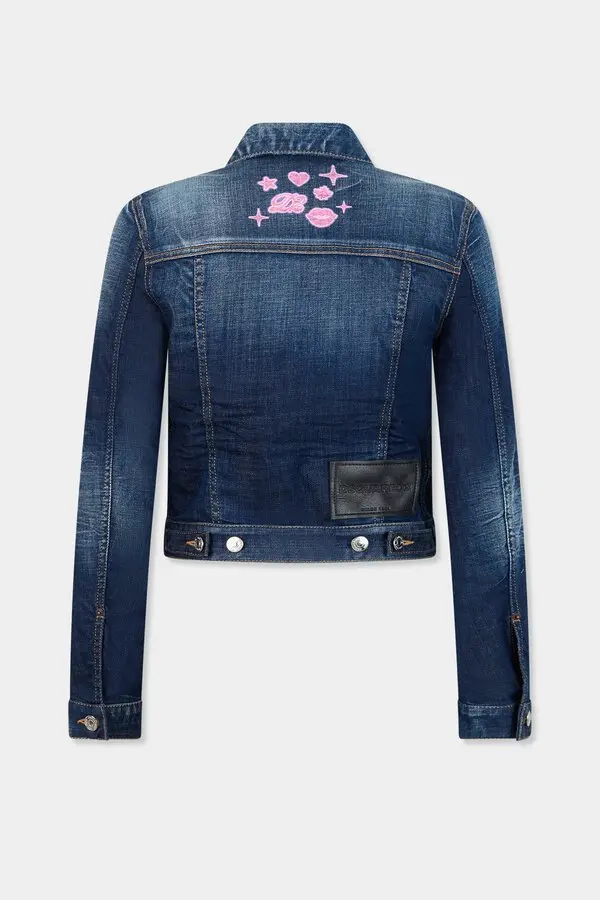 Dsquared2 Dolls Dark Clean Wash Jean Jacket