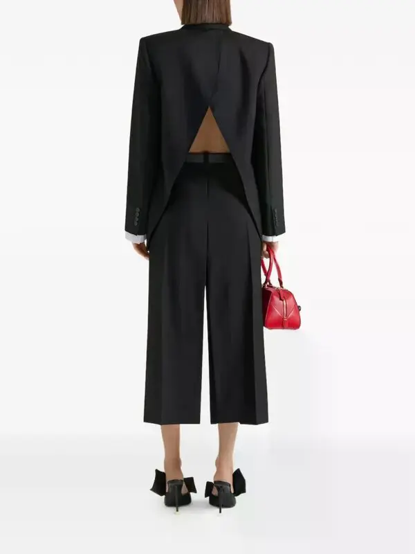 Givenchy Double-breasted Slashed Jacket In Wool And Mohair