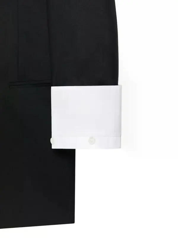 Givenchy Double-breasted Slashed Jacket In Wool And Mohair