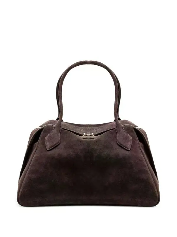 MINOBOSSI Abigail Suede Tote Bag - Brown